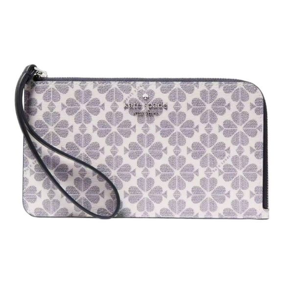 kate spade | Bags | Kate Spadelucy Spade Flower Medium Lzip Wristlet ...